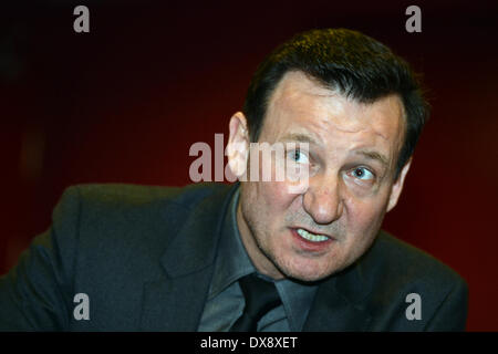 Thursday. 20th Mar, 2014. Polish actor Robert Wieckiewicz take over ...