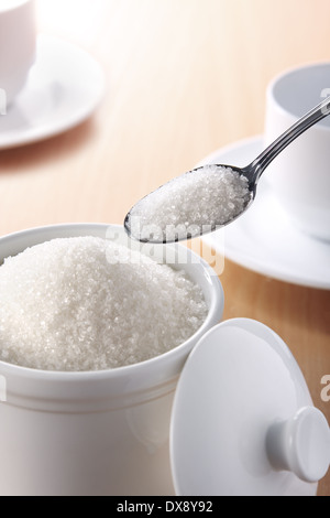 Teaspoonful of sugar Stock Photo - Alamy