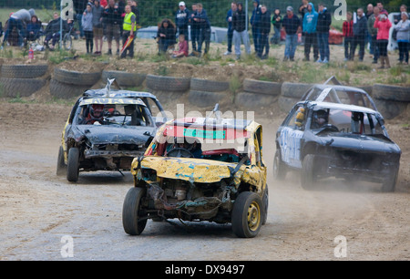 Banger Racing Demolition Derby at Stansted Raceway in Henham near ...