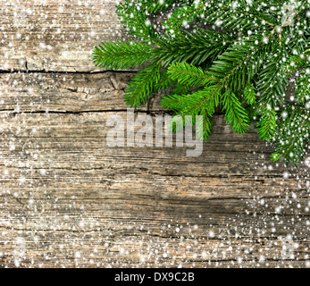 Christmas frame with snowflakes on a green background. Festive decor ...