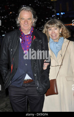 Paul Smith and his wife Pauline Denyer, at the launch party for the ...