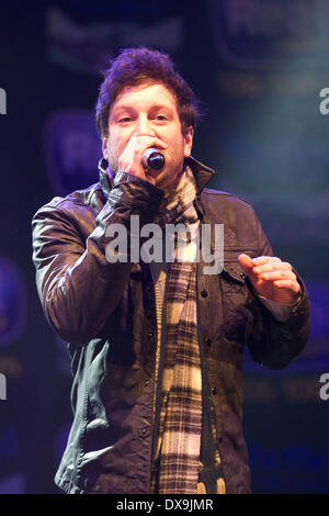 Matt Cardle performs at the Sheffield Christmas lights switch-on ...