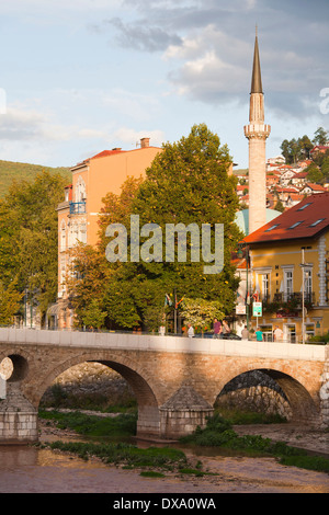 View of the Latin Bridge in Sarajevo - Bosnia and Herzegovina Stock ...