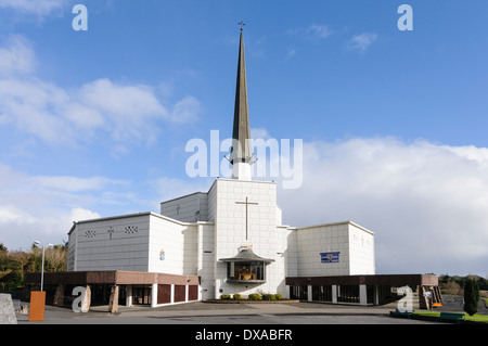 Ireland - Knock Shrine - Church at Knock, site of vision of Virgin of ...