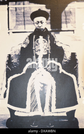 Puyi of the Manchu Aisin Gioro clan, was the last Emperor of China, and ...