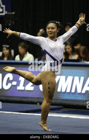 March 22, 2014 - March 22, 2014: CAL Golden Bears gymnast Jessica Howe ...