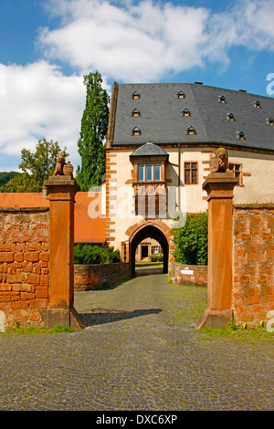 Entrance to the castle, Büdingen, Hesse, Germany Stock Photo - Alamy