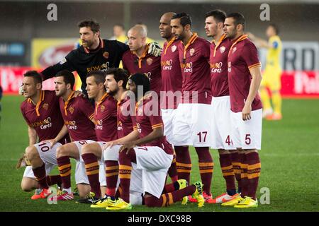 Roma team group line-up, AUGUST 14, 2015 - Football / Soccer : Roma ...