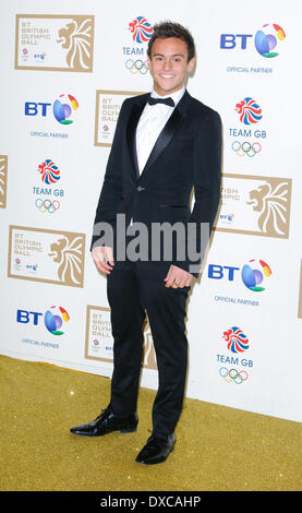 Tom Daley BT British Olympic Ball held at the Grosvenor House ...