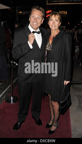 Brian Conley and Anne-Marie Conley at The Bodyguard opening night at ...
