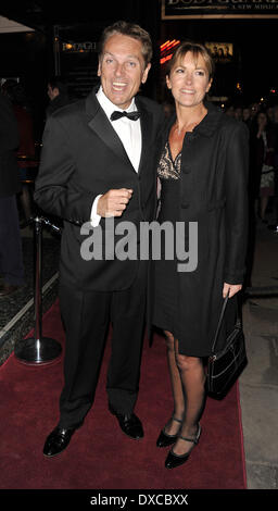 Brian Conley and Anne-Marie Conley at The Bodyguard opening night at ...