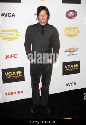 Norman Reedus, at Spike TV's 10th annual Video Game Awards at Sony ...