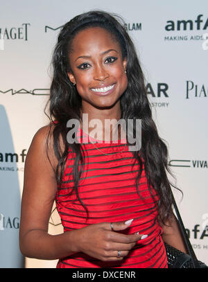 Keenyah Hill amfAR inaugural benefit at the Soho Beach House during Art Basel Miami Miami Beach ...