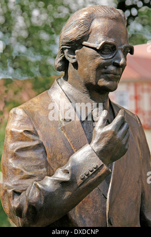 Konrad Zuse Monument, Bad Hersfeld, Hesse, Germany Stock Photo - Alamy