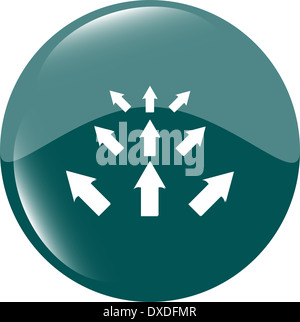 Arrow web icon Stock Photo - Alamy
