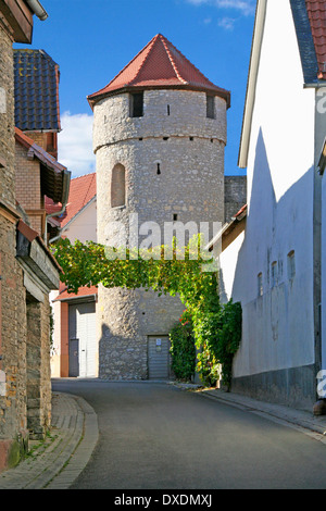 Germany,Rhineland-Palatinate,Flörsheim-Dalsheim,street,tower,outside ...