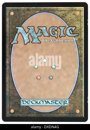 Magic: The Gatherings card back typical design Stock Photo - Alamy