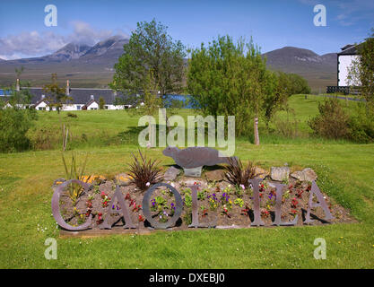 Coalila Distillery with paps of Jura in view, Islay Stock Photo - Alamy