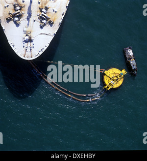 Oil tanker at a loading buoy Stock Photo - Alamy
