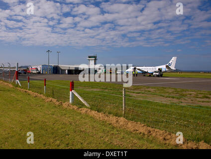Islay airport Inner Hebrides Stock Photo - Alamy