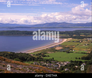 Lochnell castle from Ben Lora, Argyll Stock Photo - Alamy
