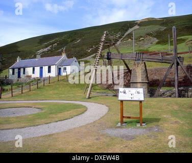 Wanlockhead Beam Engine for pumping water out of mine Straitsteps ...