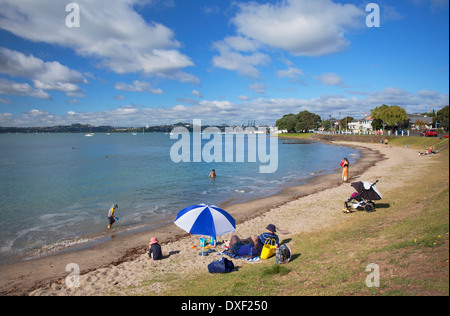 Torpedo Bay beach Devonport Stock Photo - Alamy
