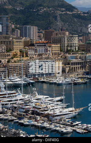 Port of Monte Carlo on the French Riviera; Monte Carlo, Monacco Stock ...