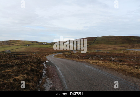 hamlet of Blairmore near Kinlochbervie Scotland March 2014 Stock Photo ...