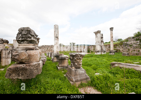 Ancient Roman ruins in Magnesia, Turkey Stock Photo - Alamy