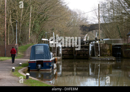Radford Bottom Lock, Grand Union Canal, Radford Semele, Warwickshire ...