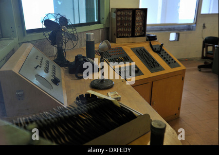 Central control room in the prison, Alcatraz Island, California, USA ...