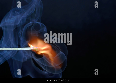 Matchstick being ignited Stock Photo - Alamy