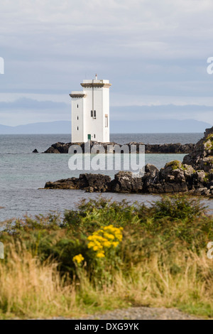 Carraig Fhada Lighthouse, Port Ellen, Isle of Islay, Inner Hebrides ...