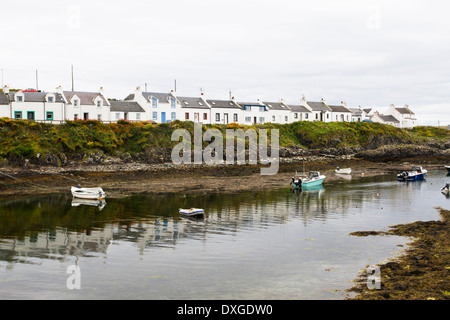 Village of Portnahaven, Isle of Islay, Inner Hebrides, Scotland Stock ...