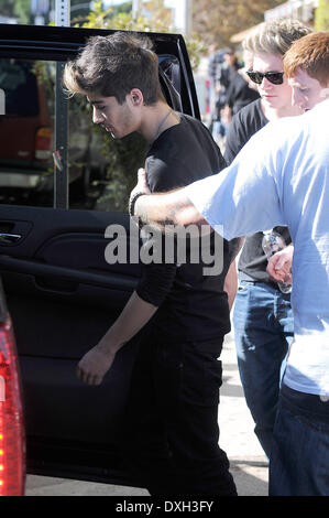 Zayn Malik and Niall Horan Members of One Direction shopping at Urban ...