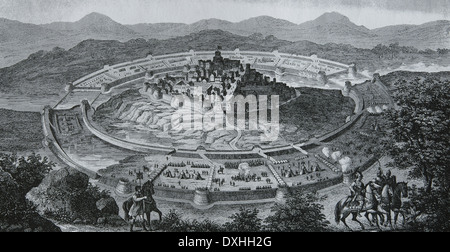 Numantine War. Siege of Numantia, 133 BC. Engraving. Museo Militar ...