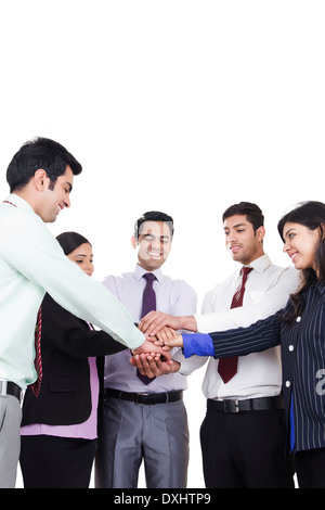 Indian Business People Promise Together Stock Photo - Alamy