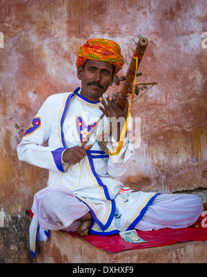 Tribal traditional musical instrument made of goat leather at Lanjigadh ...