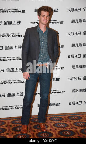 Andrew Garfield attends Amazing Spider-Man 2 New York Premiere, held at ...