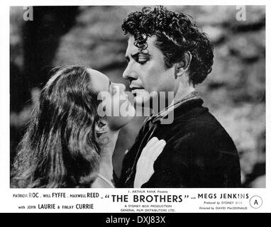Patricia Roc & Maxwell Reed Film The Brothers (1947) Characters: Mary ...