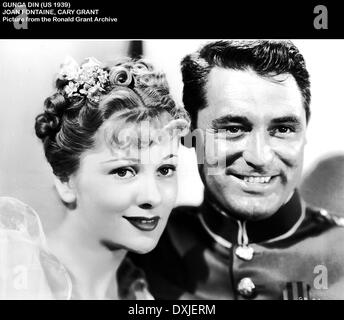 GUNGA DIN CARY GRANT, JOAN FONTANE Date: 1939 Stock Photo - Alamy