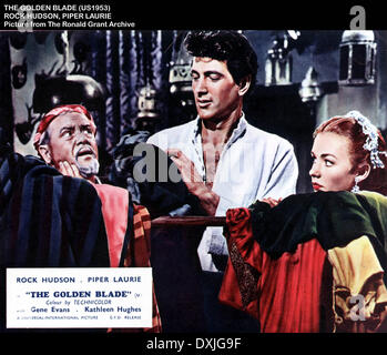 THE GOLDEN BLADE, Rock Hudson, Piper Laurie, 1953 Stock Photo - Alamy