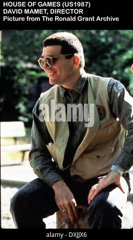 HOUSE OF GAMES director DAVID MAMET Date: 1987 Stock Photo - Alamy