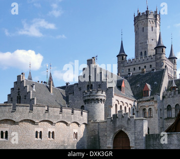 A Gothic revival Marienburg castle in Lower Saxony, Germany Stock Photo ...