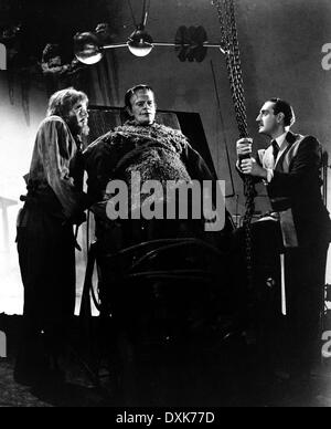 Boris Karloff, Bela Lugosi, "Son of Frankenstein" 1939 / File Reference ...