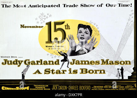 A STAR IS BORN 1954 Warner Bros. Pictures film with Judy Garland as ...