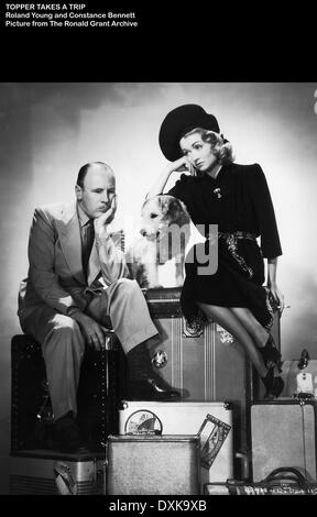 ROLAND YOUNG, CONSTANCE BENNETT, TOPPER, 1937 Stock Photo - Alamy