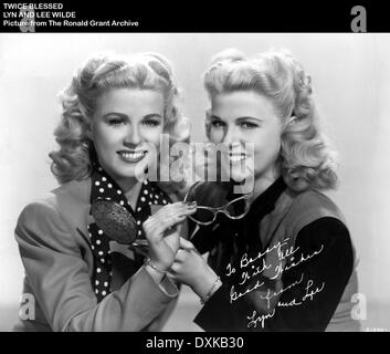 TWICE BLESSED, Lee Wilde, Lyn Wilde, 1945 Stock Photo - Alamy