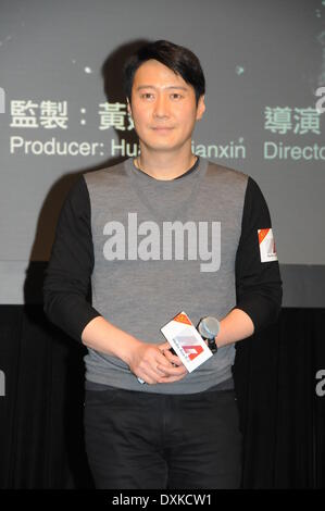 Hong Kong actor Leon Lai poses during a press conference for his movie ...